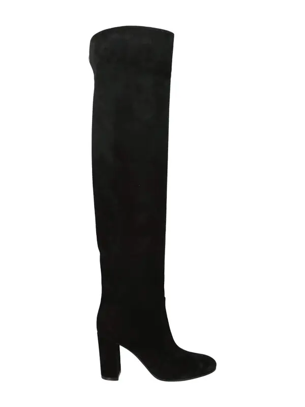GIANVITO ROSSI Suede Over-the-knee Boots 85 - Black