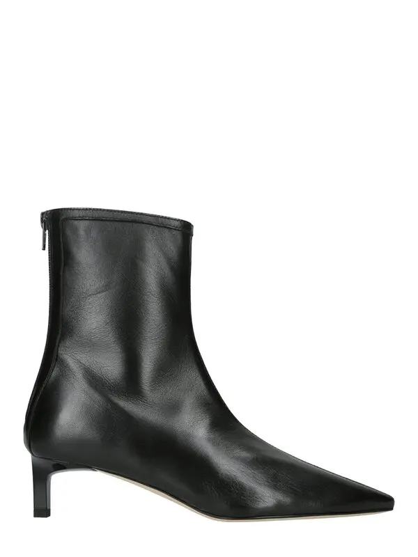 Dear Frances Leather Topo Heeled Boots 45 - Black