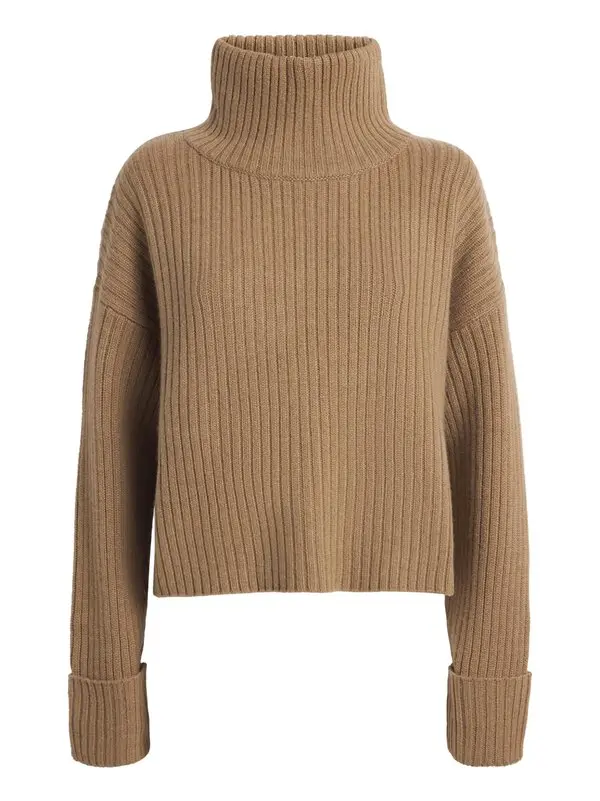Le Kasha Organic Cashmere Galway Sweater - Brown