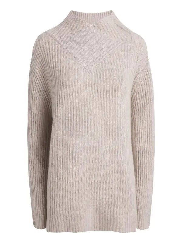 Le Kasha Organic Cashmere Lisboa Sweater - Beige