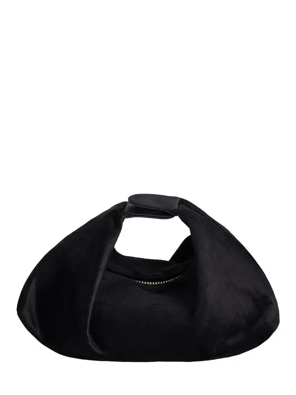 Attersee Mini Brea Velvet Bag - Black