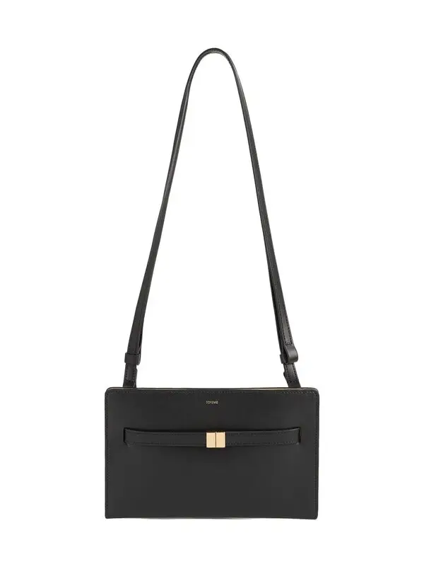 TOTEME Belted Leather Crossbody - Black