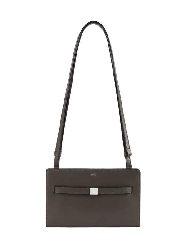 TOTEME Belted Leather Crossbody - Bark
