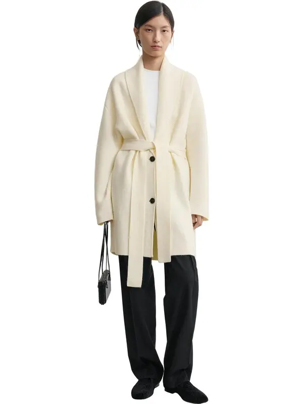 TOTEME Shawl-lapel Robe - White