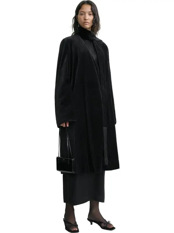 TOTEME Velvet Smoking Jacket - Black