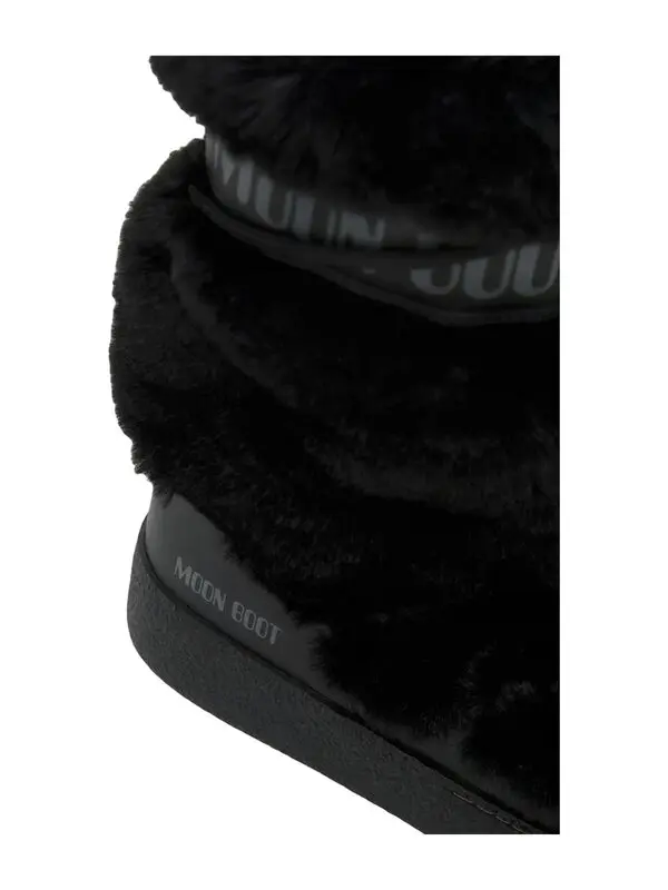 Moon Boot Ltrack Faux Fur High Snow Boots - Black