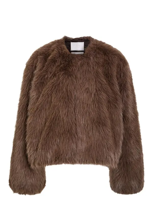 Citizens Of Humanity Faux Fur Jacket - Brown