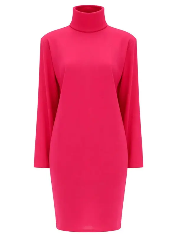 Saint Laurent Boxy Dress - Fuchsia