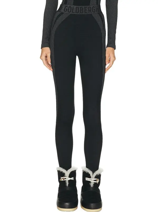 Goldbergh Contour Baselayer Pant - Black