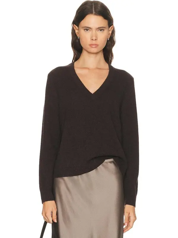 Jenni Kayne Flynn Cashmere Sweater - Espresso