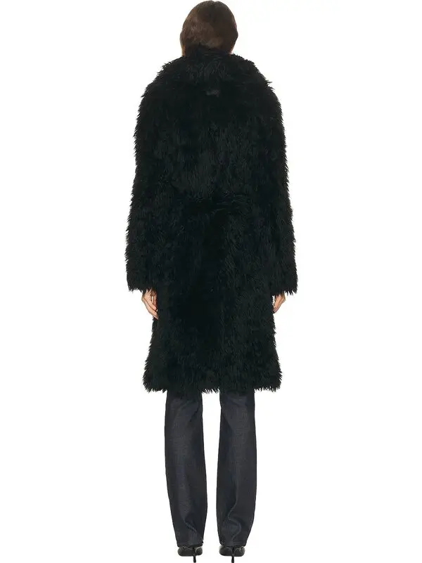 Acne Studios Oflama Messy Coat - Black