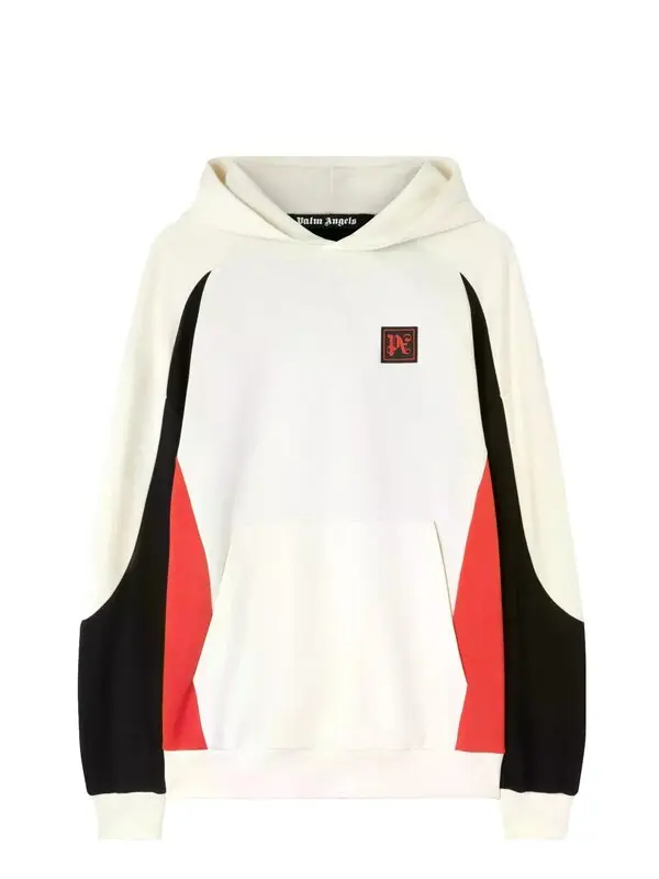 Palm Angels Paxhaas Color-block Hoodie - White