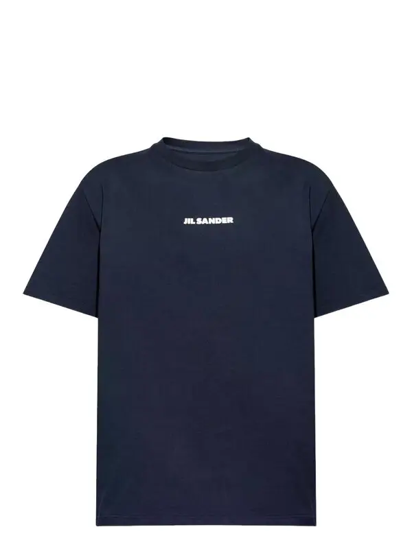 JIL SANDER Logo Print T-shirt - Blue