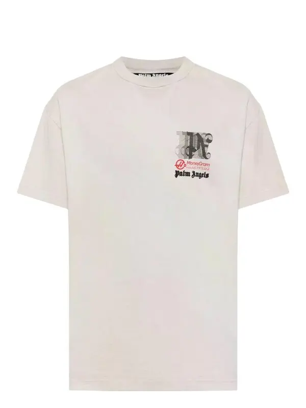 Palm Angels X Haas Racing Club Cotton T-shirt - Grey