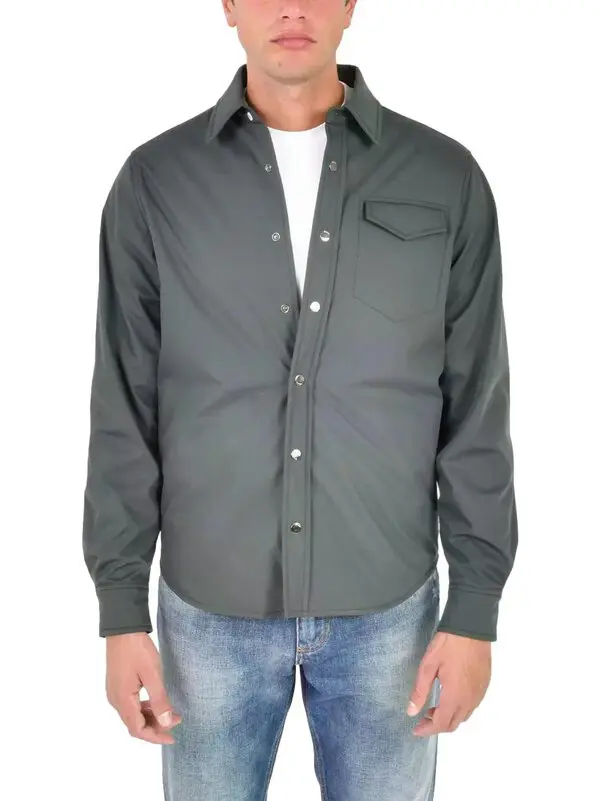 DRUMOHR Front-pocket Overshirt - Grey