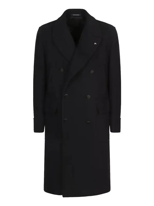 Tagliatore Double-breasted Coat - Black