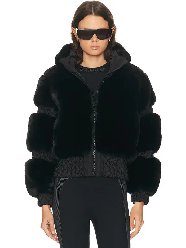 Goldbergh Furry Ski Jacket - Black