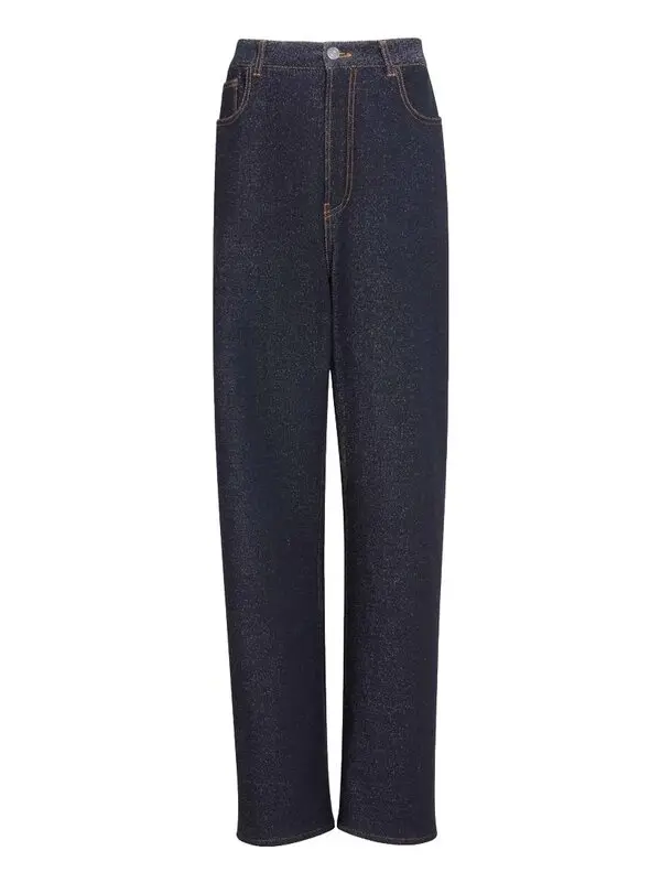 ALAÃA Low Waist Pants - Black