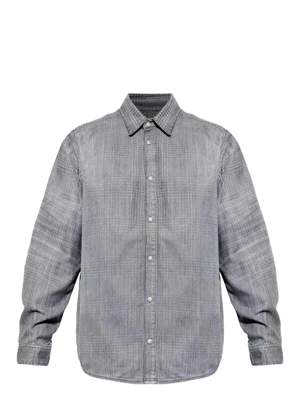 DIESEL® D-simply-s11 Buttoned Shirt - Grey