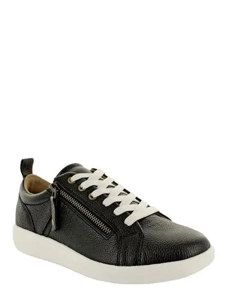 STRIVE Talia Leather Sneaker - Black