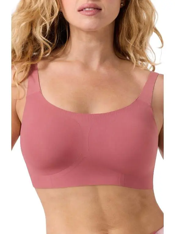 EVELYN & BOBBIE Structured Scoop Shaper Camisole - Pink Canyon