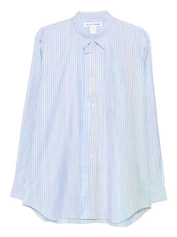 Comme Des Garçons Pocket Striped Shirt - Blue