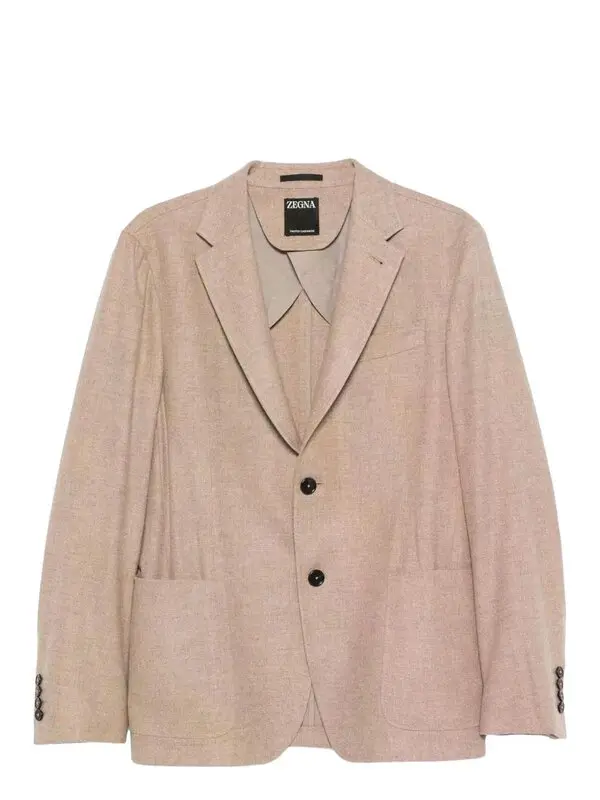 Zegna Button-up Jacket - Neutrals