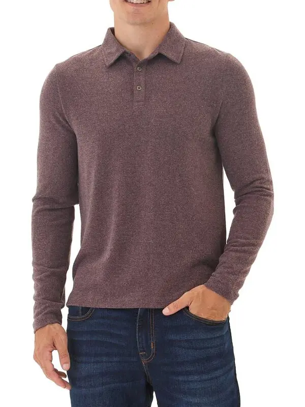 THREADS 4 THOUGHT Henrique Polo Sweater - Ultra Maroon