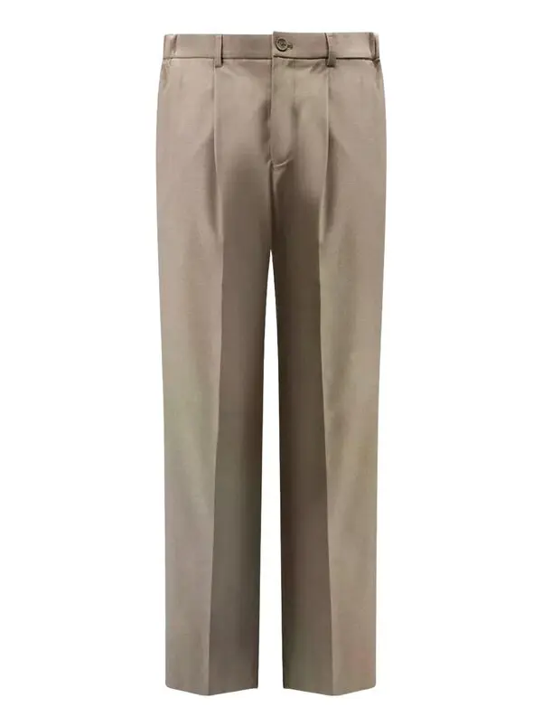HEVO Torrecanne Pleated Trousers - Neutrals
