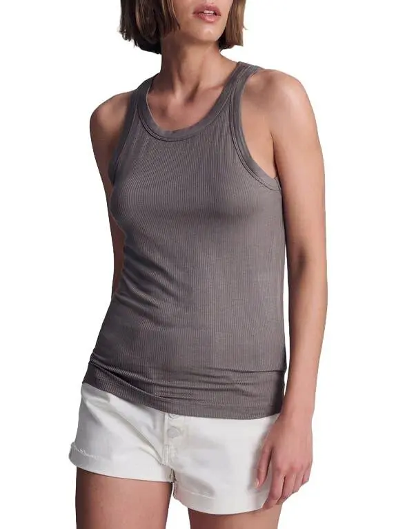 MAVI Rib Tank - Dark Gull Gray