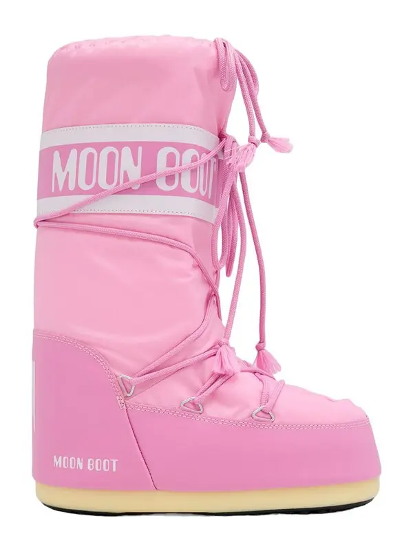 Moon Boot Icon Nylon Knee-high Snow Boots - Pink