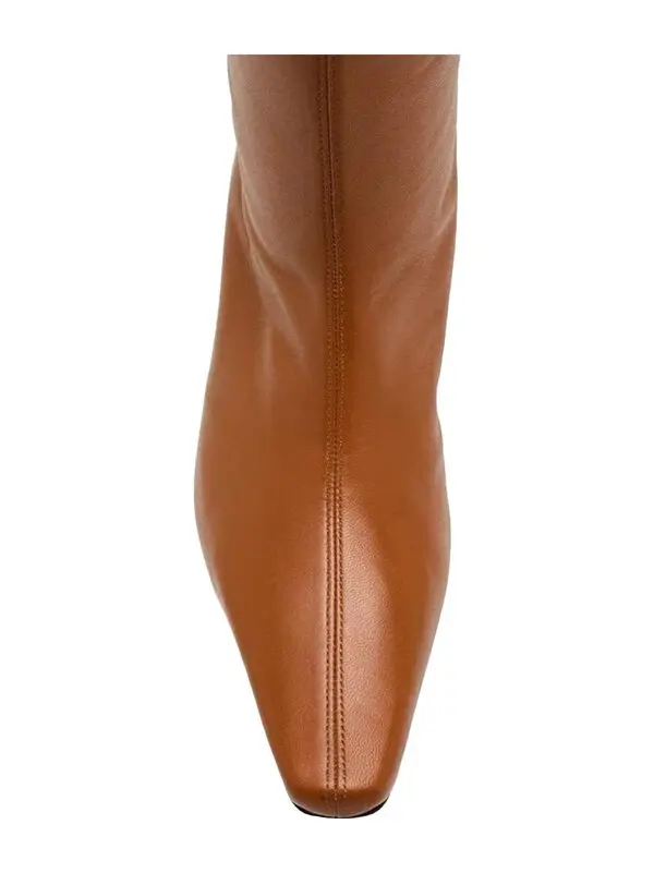 Staud Wally Leather Knee-high Boots - Tabaco