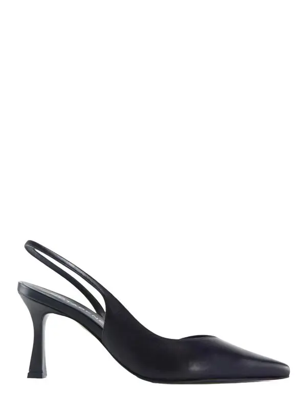 NOTABENE 70mm Emira Leather Slingback Pumps - Black