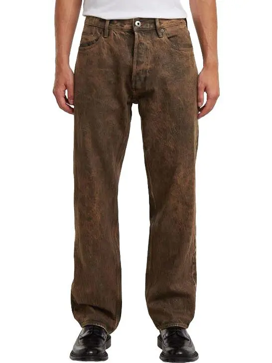 G-star Raw Dakota Regular Straight Leg Jeans - Faded Cognac Skin
