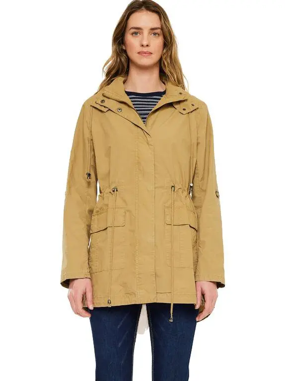 KANCAN Tarsier Utility Parka Jacket - Tan