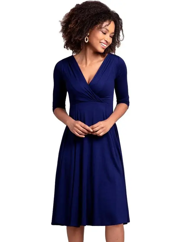 ALIE STREET LONDON Petite Annie Dress - Eclipse Blue