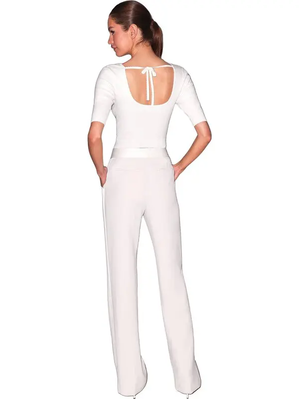 Fleur Du Mal Tuxedo Pant - Ivory