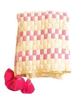 TIN MARIN Handwoven Sujani Throw - Amer