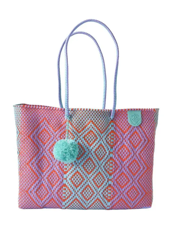 TIN MARIN Woven Super Tote Bag - Pink