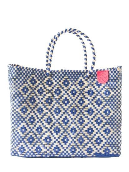 TIN MARIN Mixte Medium Woven Crossbody Bag - Blue