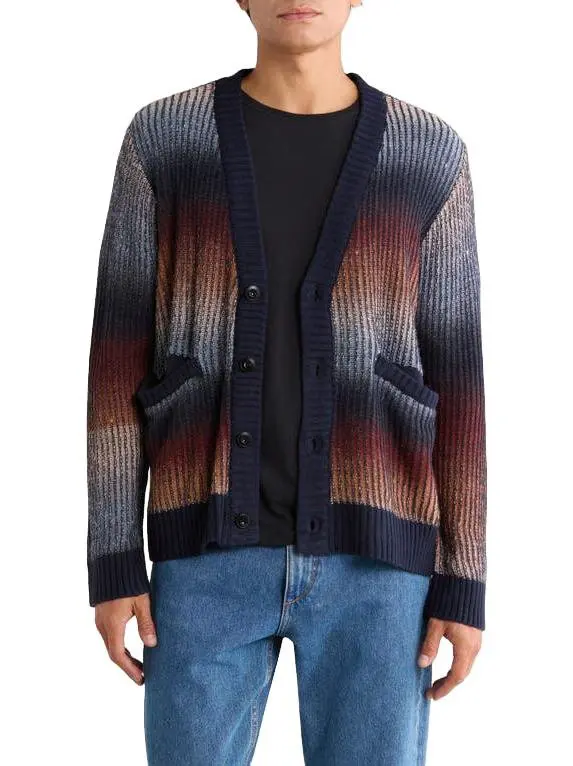 CORRIDOR Zion Dusk Cardigan - Navy Combo