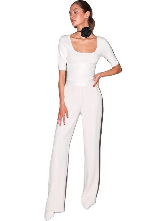 Fleur Du Mal Tuxedo Pant - Neutral