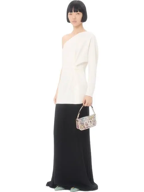 Valentino Garavani Cady Couture Long Skirt - Black