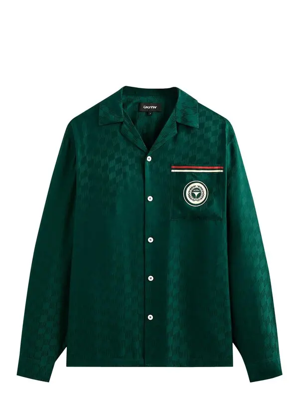 Kith For Taylormade Stinger Camp Collar Shirt - Green