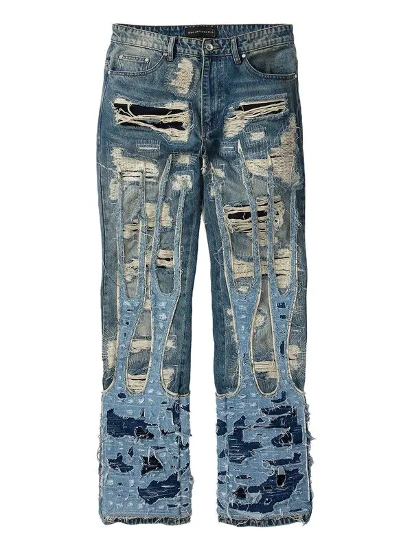 WHO DECIDES WAR BY EV BRAVADO Flame Boro Denim - Blue