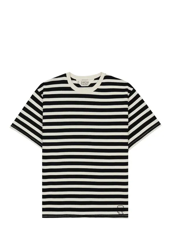 BRAIN DEAD Heavyweight Stripe Tee - Black