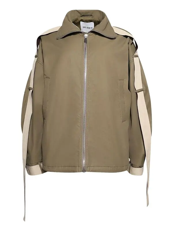 Attico Military Bomber Jacket - Green