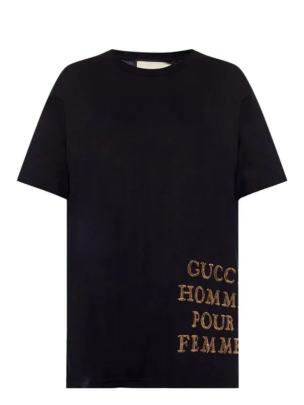 Gucci Appliqué Logo T-shirt - Black