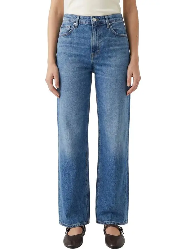 Citizens Of Humanity High Rise Wide Leg Jeans - Blue