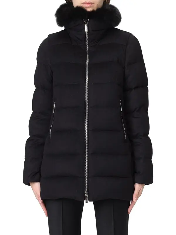 MOORER Padded Jacket - Black